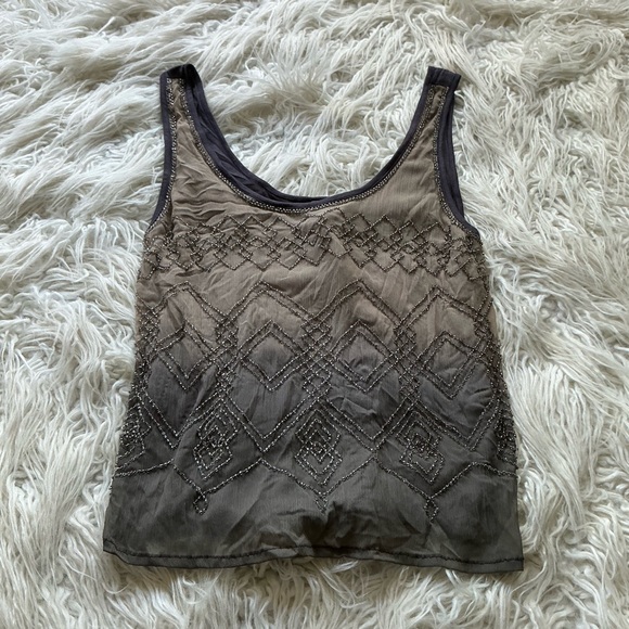 Sundance | Tops | Nwt Sundance Beaded Ombr Tank Top | Poshmark